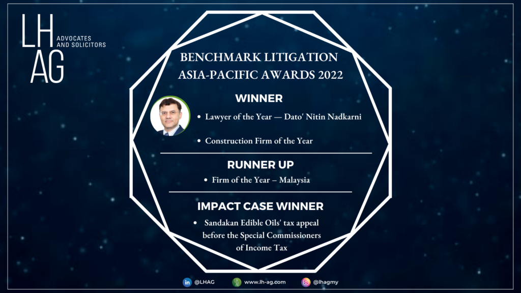 Benchmark Litigation Asia-Pacific 2022 - LHAG
