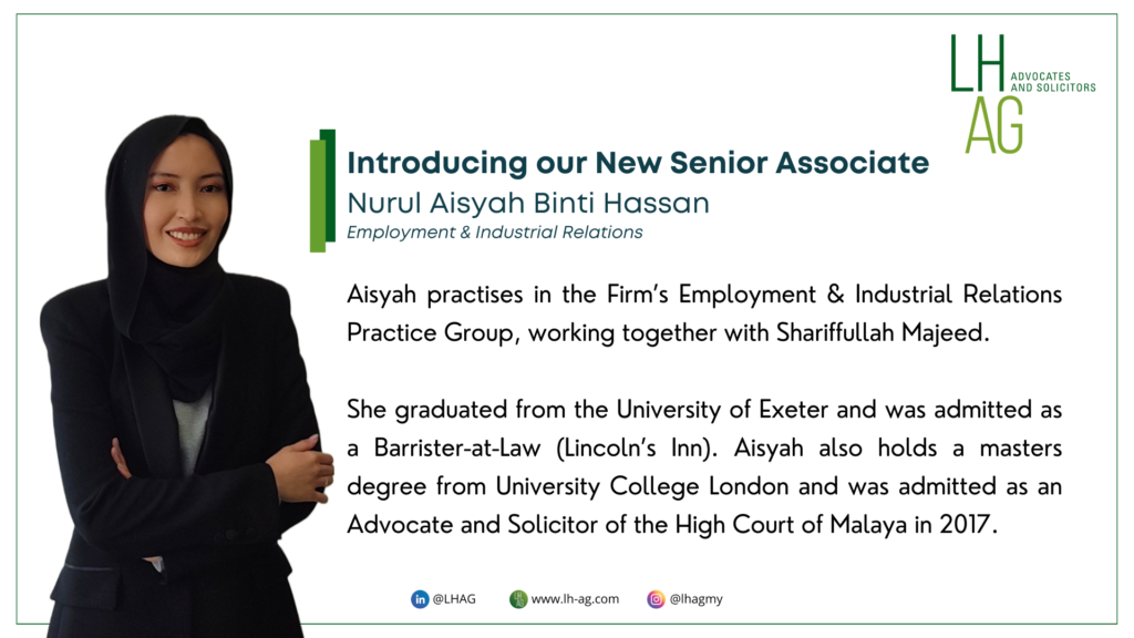 Introducing Our New Senior Associate - LHAG