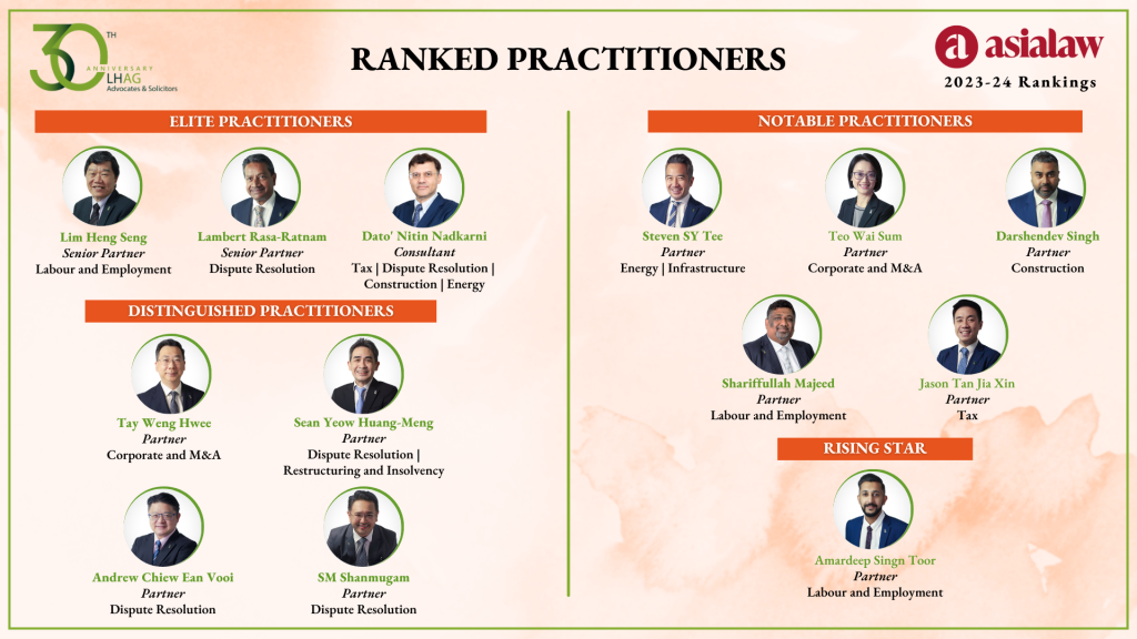 LHAG Ranked In The Asialaw Profiles 2023/2024 - LHAG